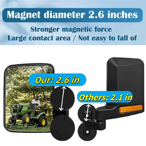 Magnetic Tractor Side Mirrors ~ fastconvenient.com